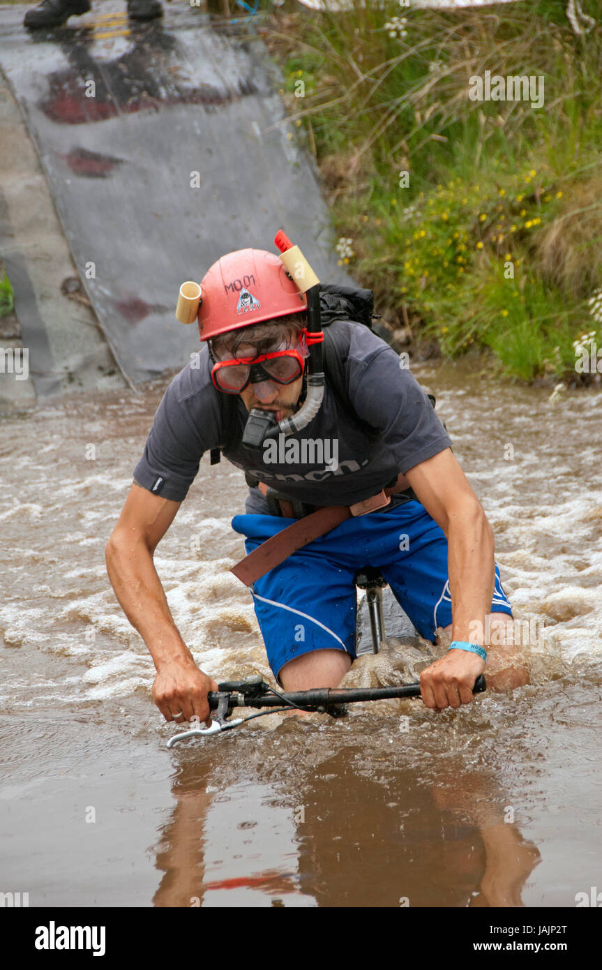Mountain Bike Bog Snorkelling Championships, Llanwrtyd Wells, Wales, UK ...