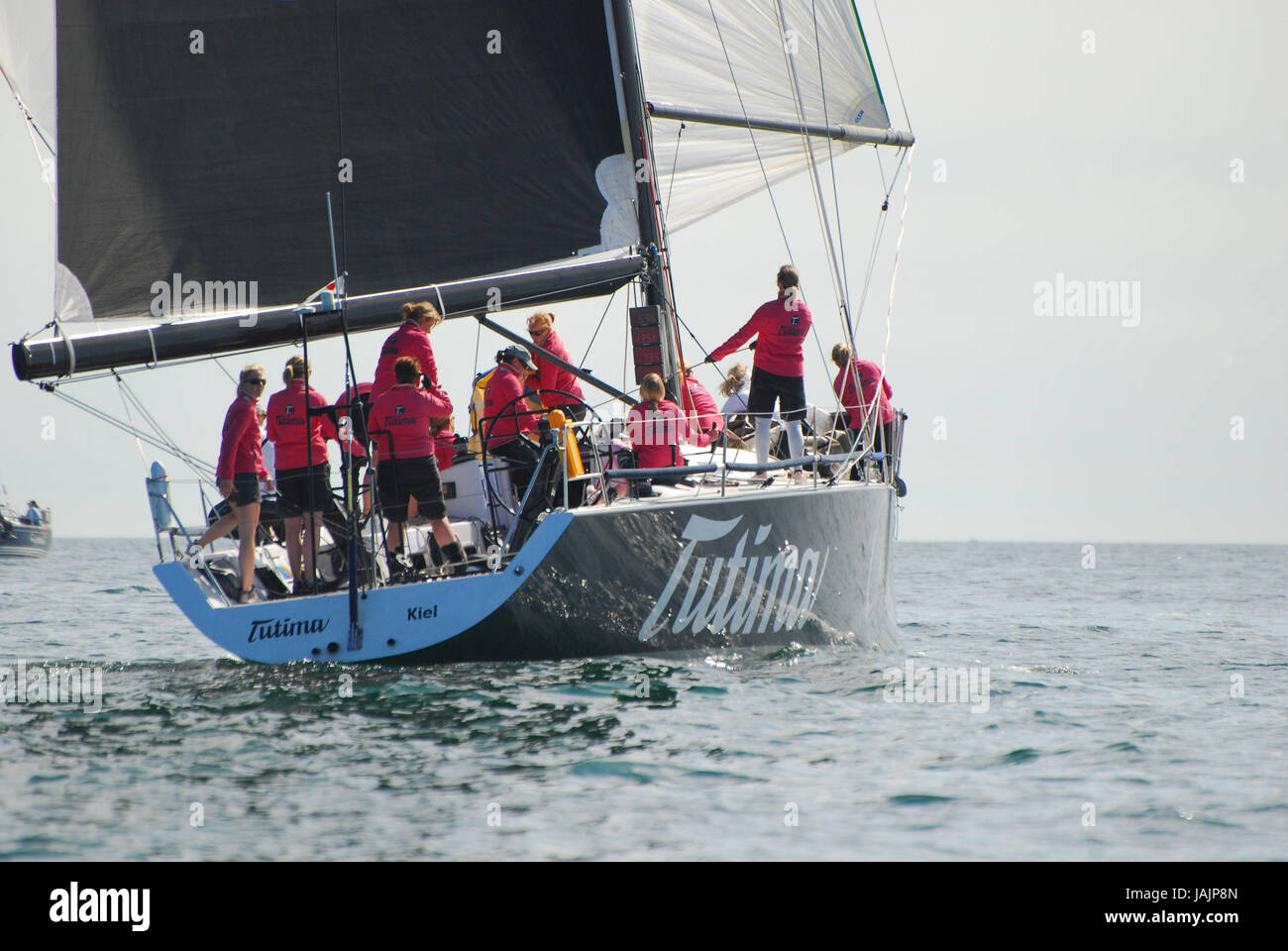 Germany,Schleswig - Holstein,Kiel bay,sailing ships Stock Photo - Alamy
