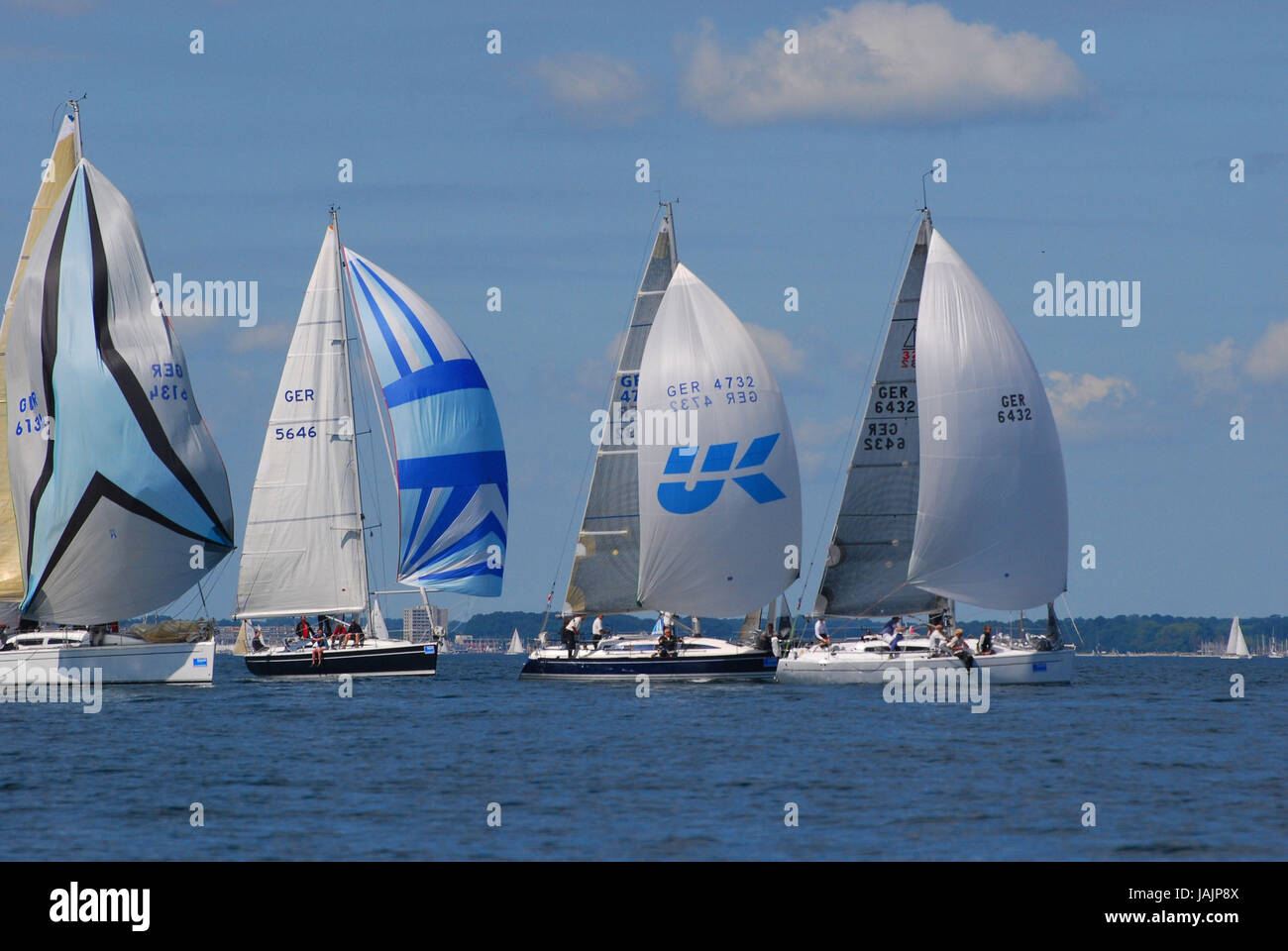 Germany,Schleswig - Holstein,Kiel bay,sailboats Stock Photo - Alamy