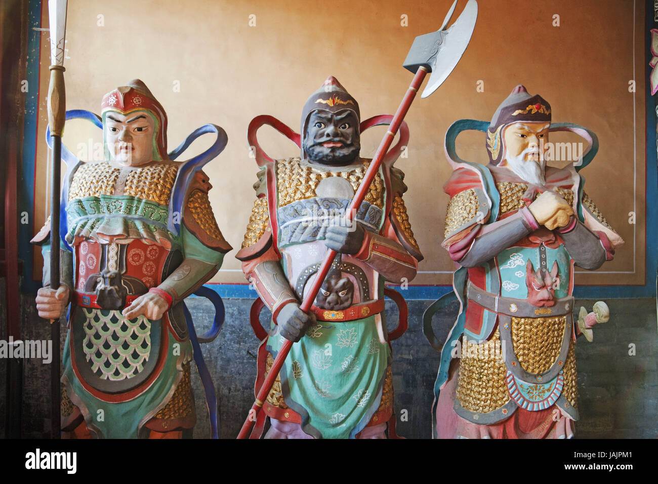 China,Peking,Dongyue temple,national traditions museum,statues in the ...