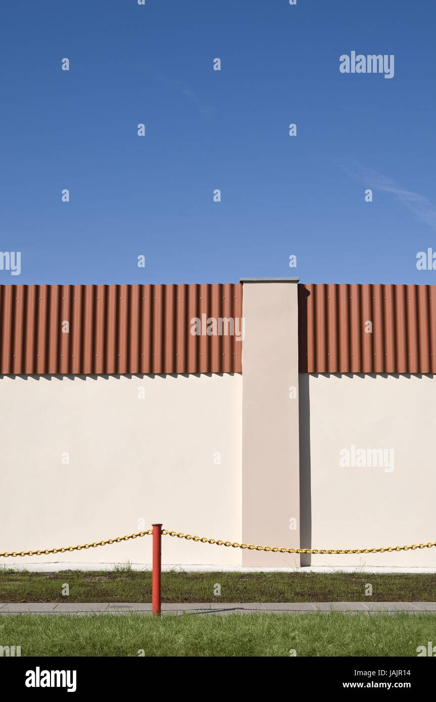 Conception,defensive wall,stop fence,sunny day Stock Photo - Alamy