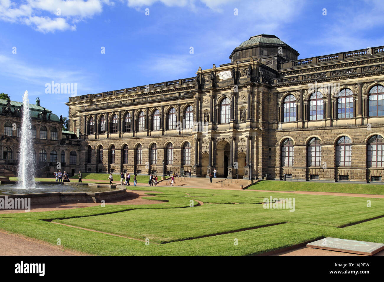 Germany,Saxony,Dresden,Old Town,kennel,armory and picture gallery old ...