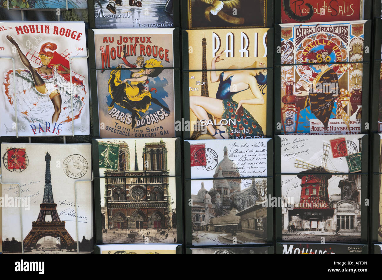 Postcards of paris hi-res stock photography and images - Alamy