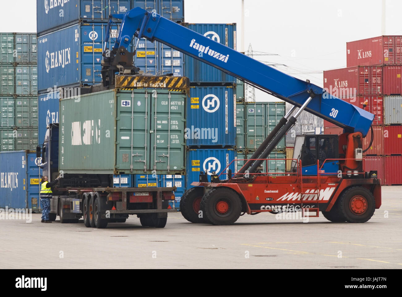 Germany,Hamburg,the Elbe,harbour,eurogate,container terminal,Container ...