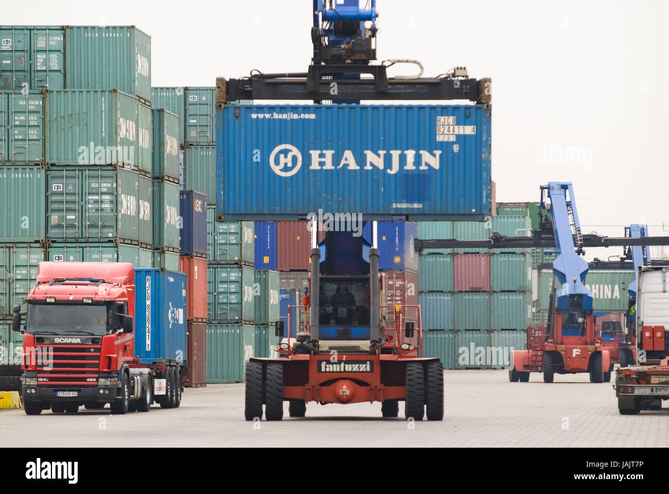 Germany,Hamburg,the Elbe,harbour,eurogate,container terminal,Container ...