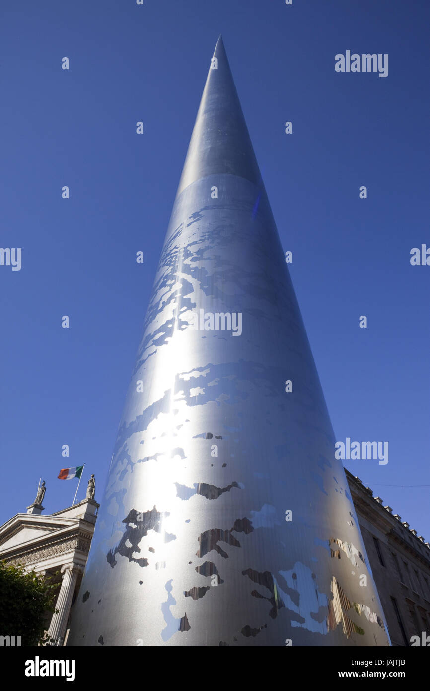 Ireland,Dublin,'The Spire',monument of the light,O'Connell Street Stock ...