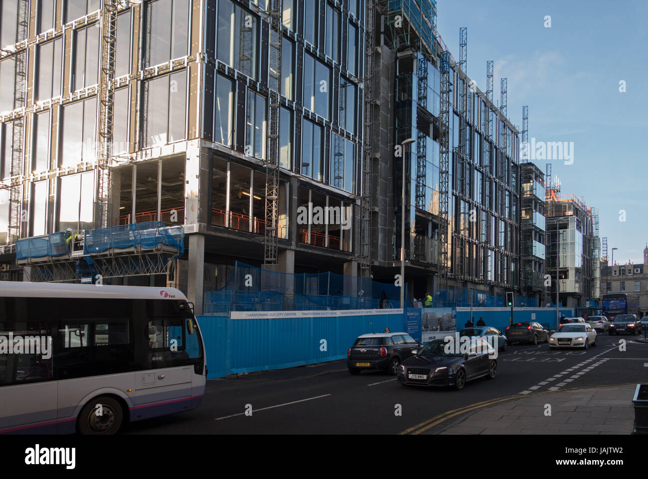 Marischal Square Development, Aberdeen Stock Photo - Alamy