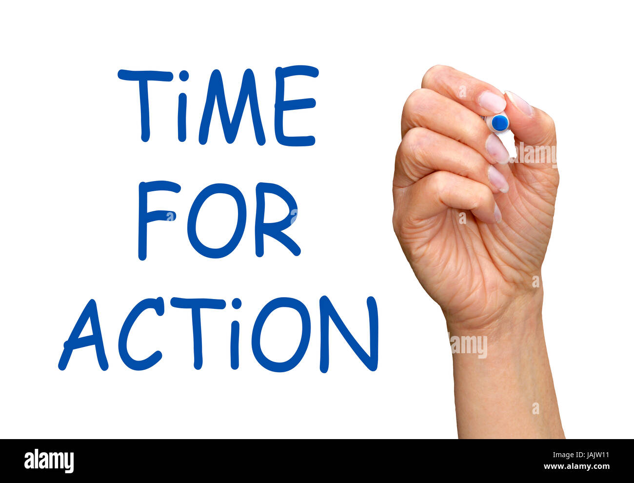 Time for Action Stock Photo - Alamy