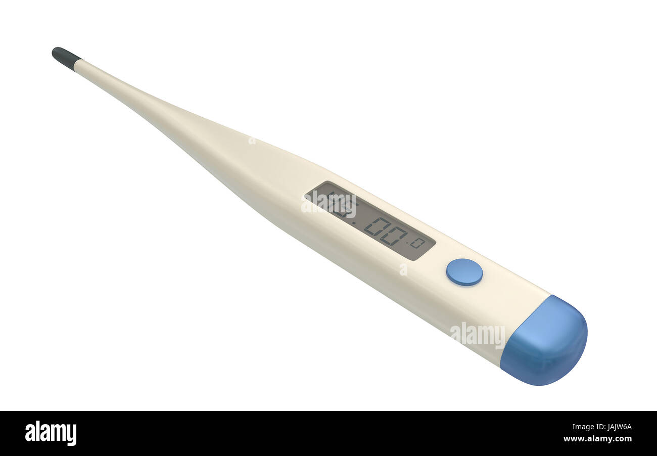Digital clinical thermometer Cut Out Stock Images & Pictures - Alamy
