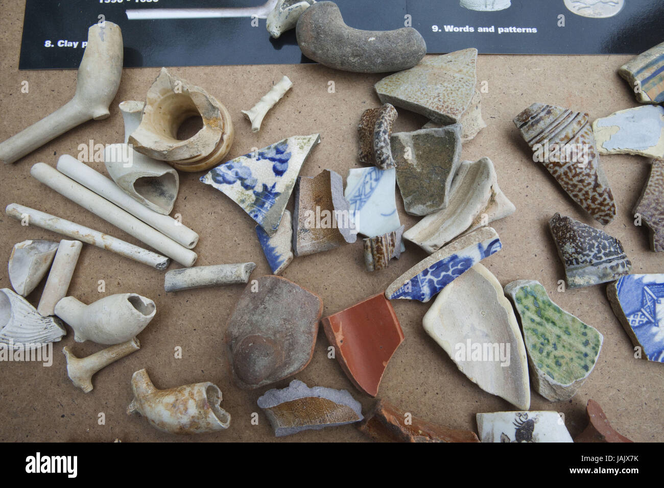 England,London,Southwark,finds of the Thames shore Stock Photo - Alamy