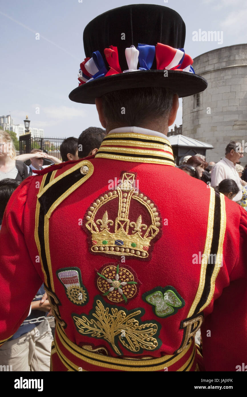 England,London,Tower of London,Beefeater Stock Photo - Alamy
