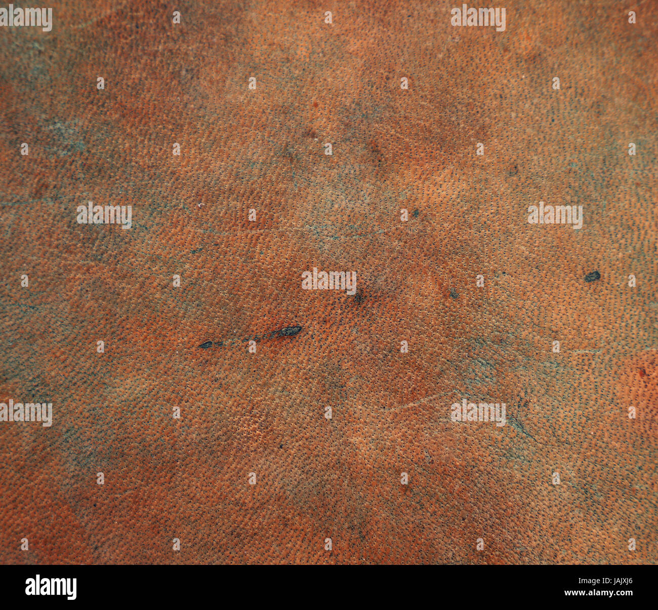 Old vintage aged brown natural genuine leather grain with stains ...