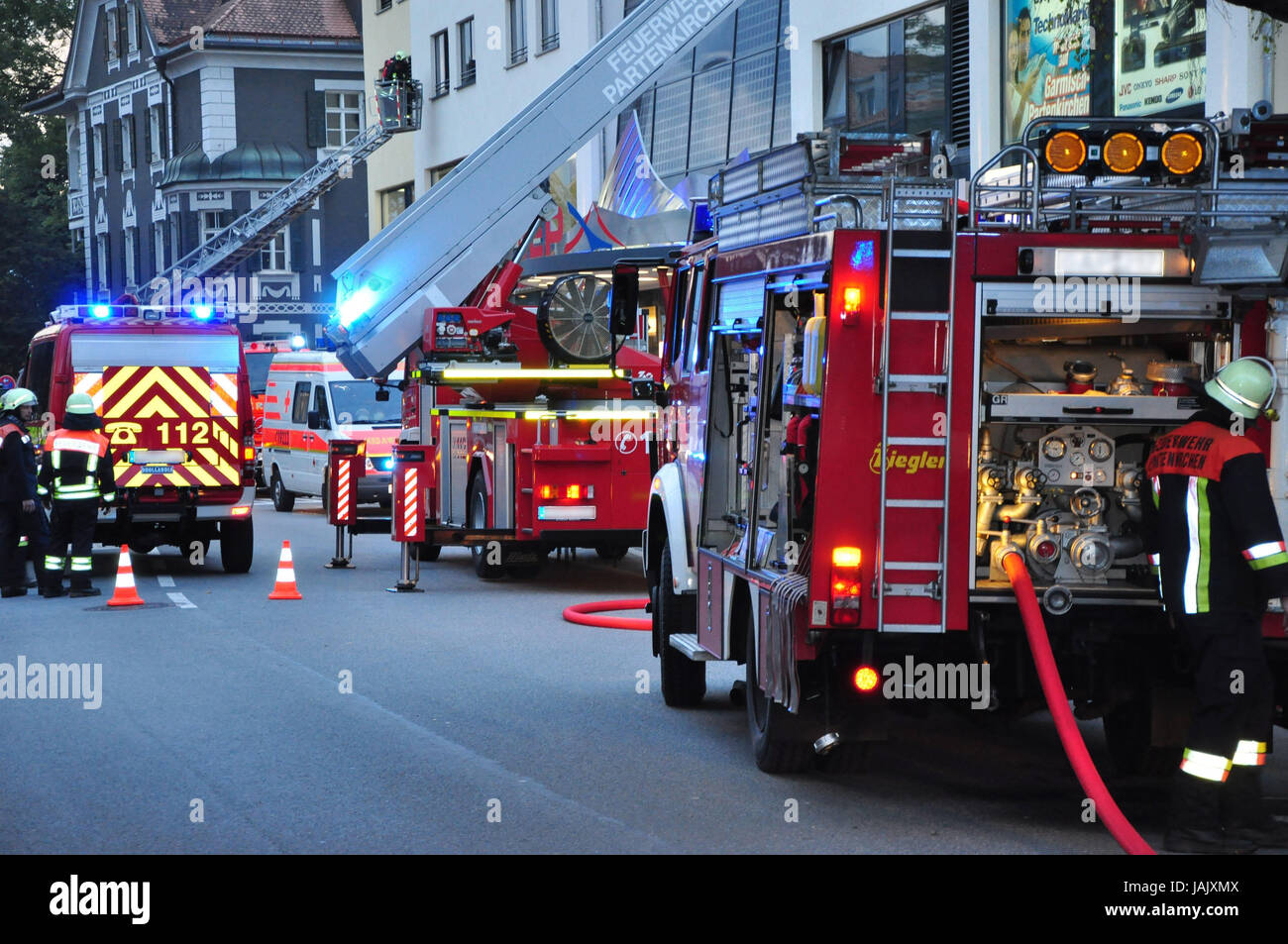 Street,fire fighting vehicles,entry,fire brigade,fire engines,service ...