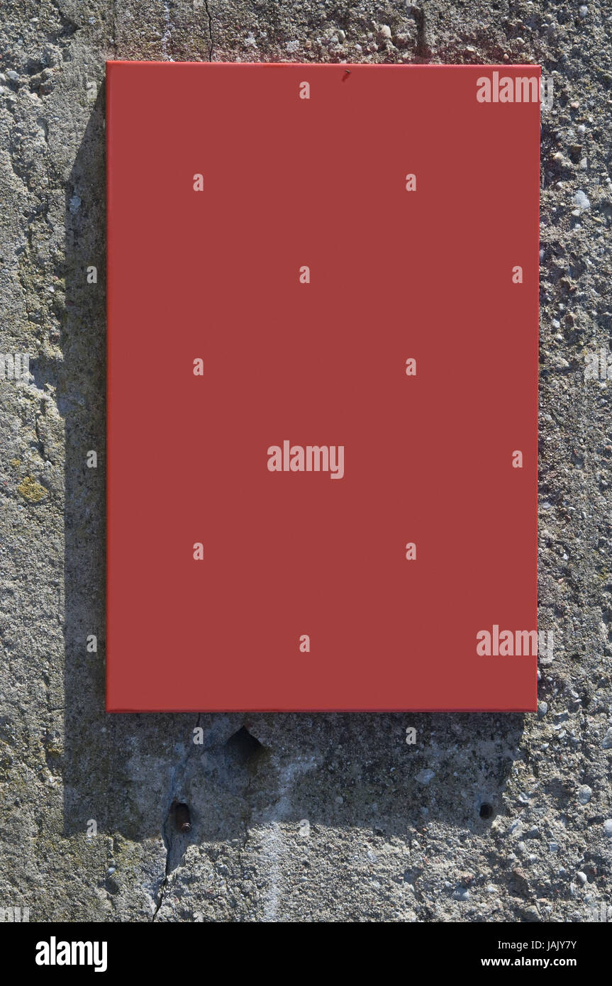 Conception,red notice board,indicating,defensive wall Stock Photo - Alamy