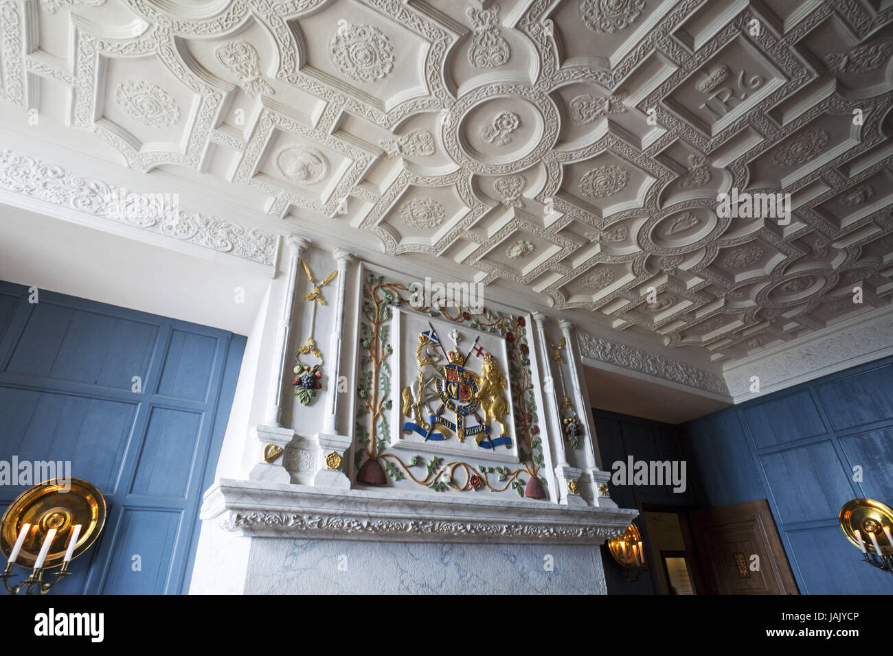 Scotland,Edinburgh,lock,Edinburgh Castle,royal palace,interior shot ...