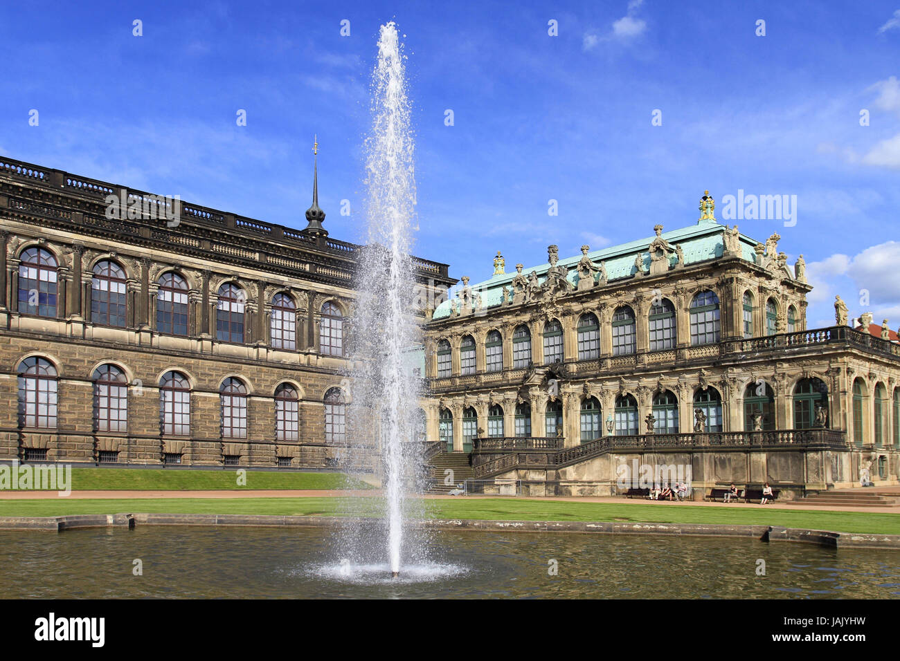 Germany,Saxony,Dresden,Old Town,kennel,armory and German pavilion Stock ...