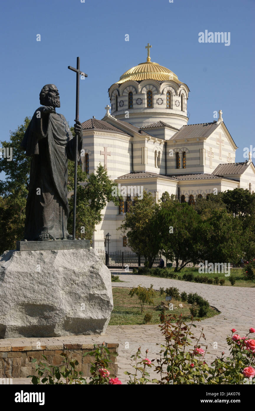 The Ukraine,Chersones,Vladimir's cathedral Stock Photo - Alamy