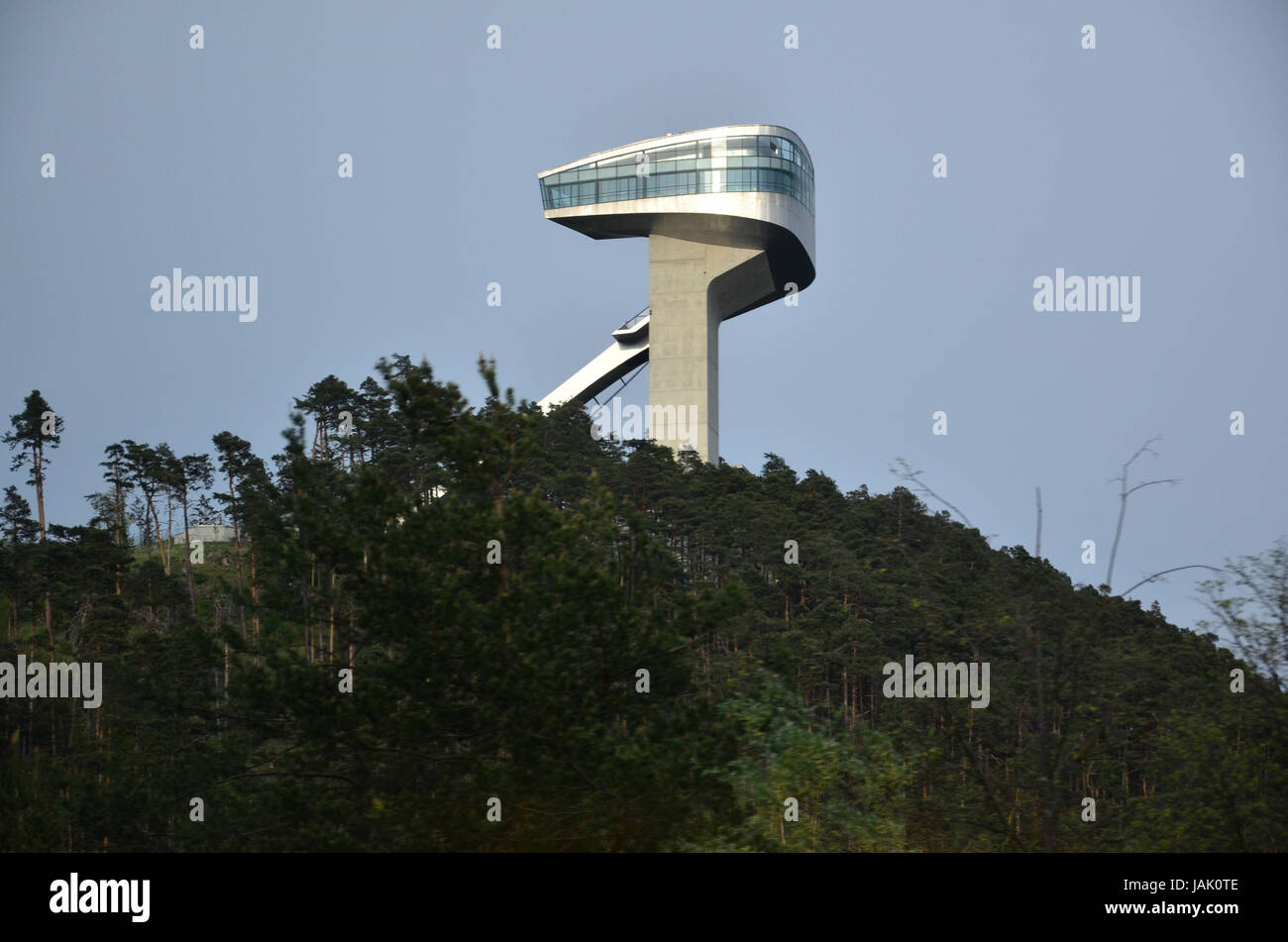 Bergisel ski jump view hi-res stock photography and images - Alamy