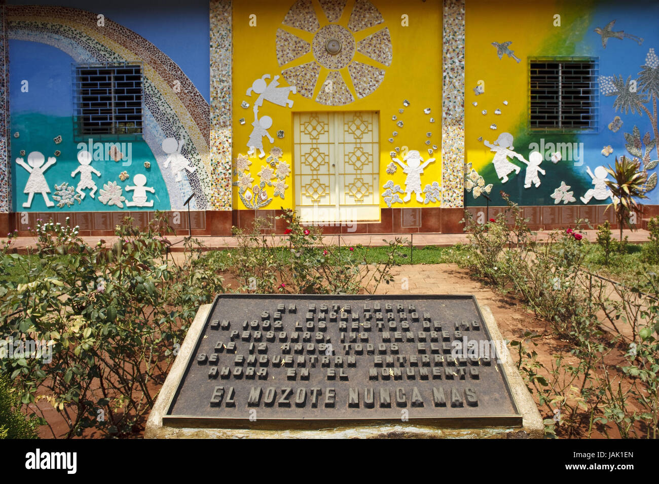 El Salvador,el Mozote,monument,massacre,offering,children Stock Photo ...