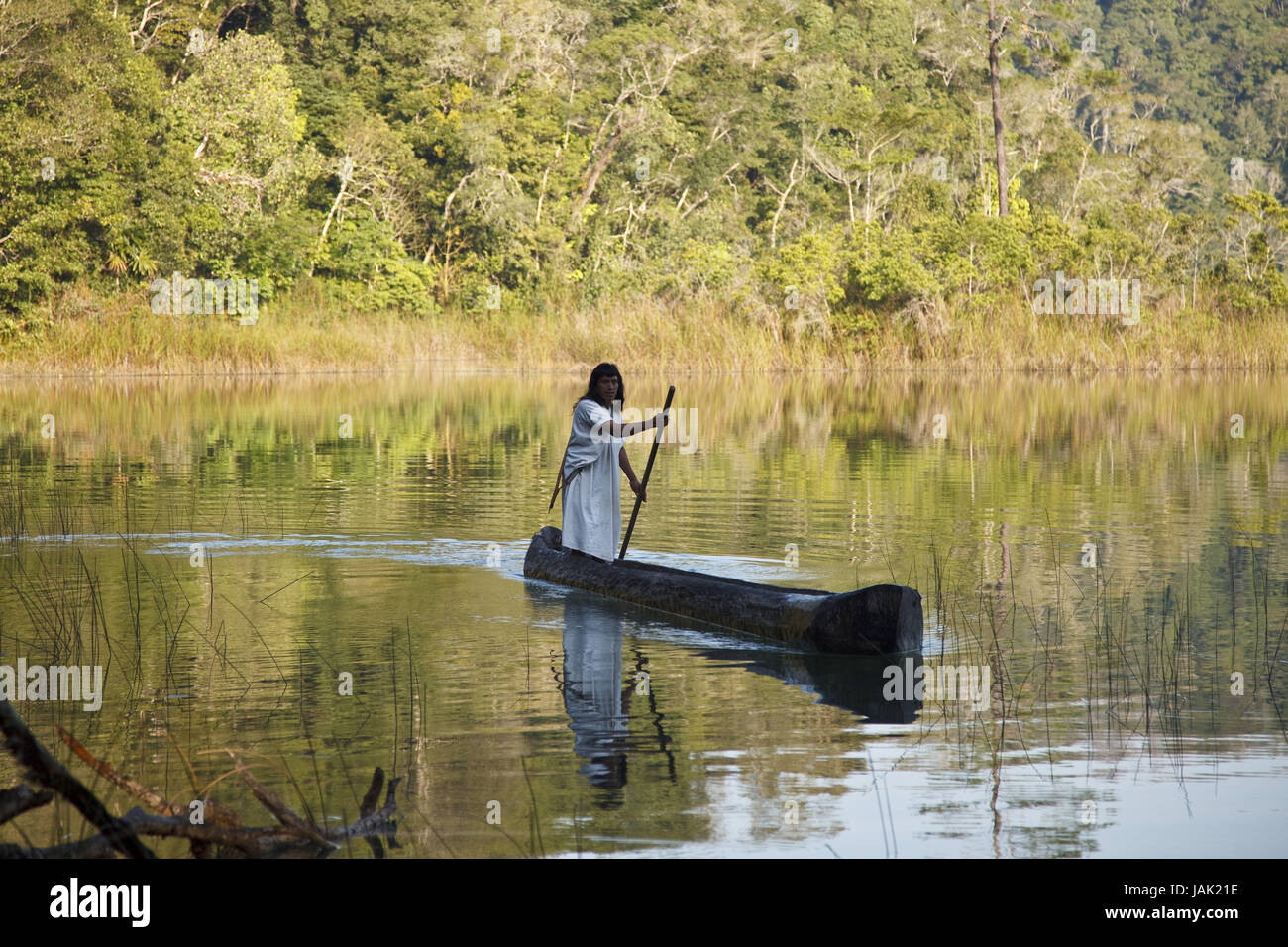 Maya canoe hi-res stock photography and images - Alamy