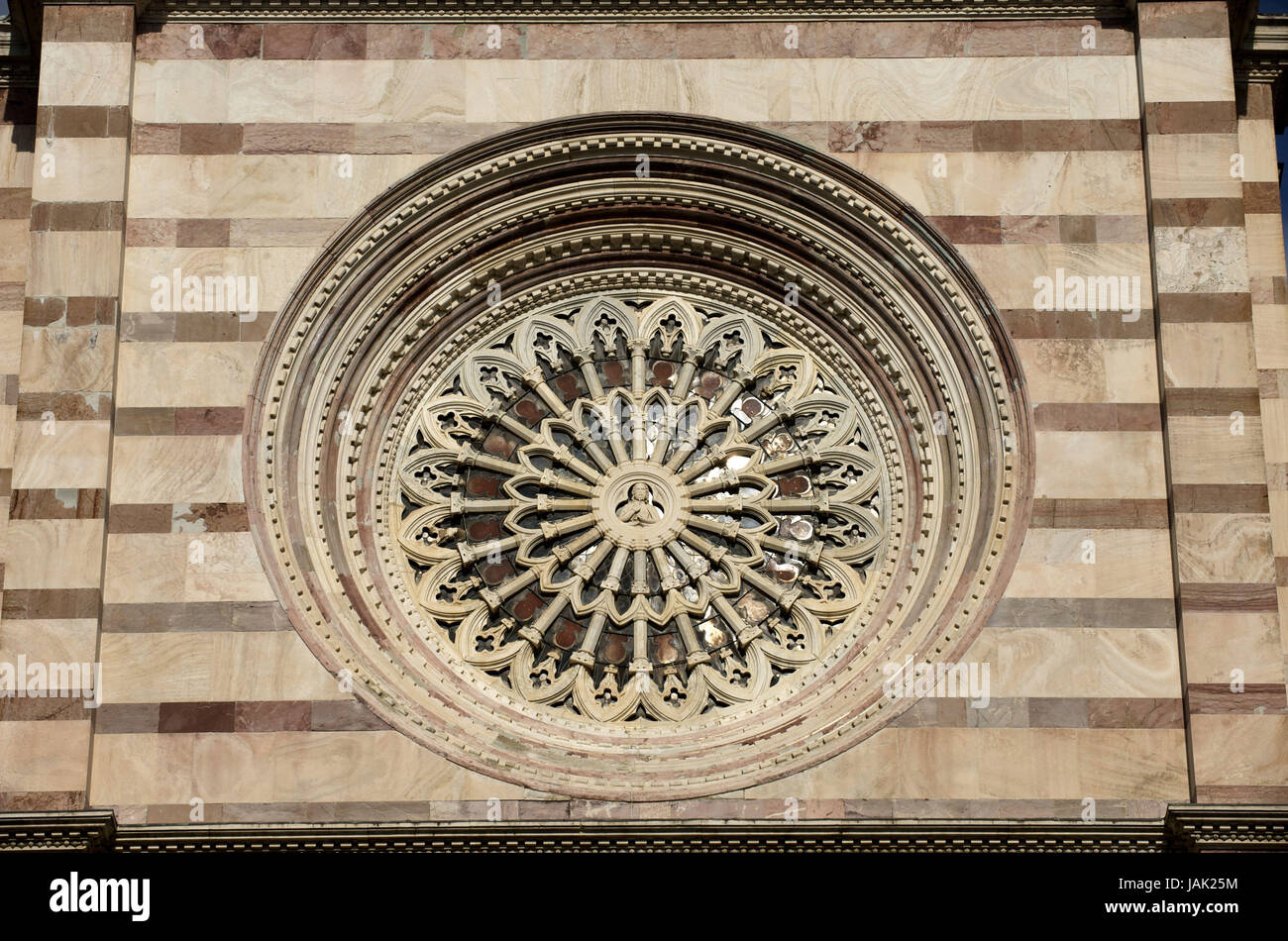 Italy,Tuscany,La Maremma,Grossetto,cathedral San Lorenzo,facade with ...