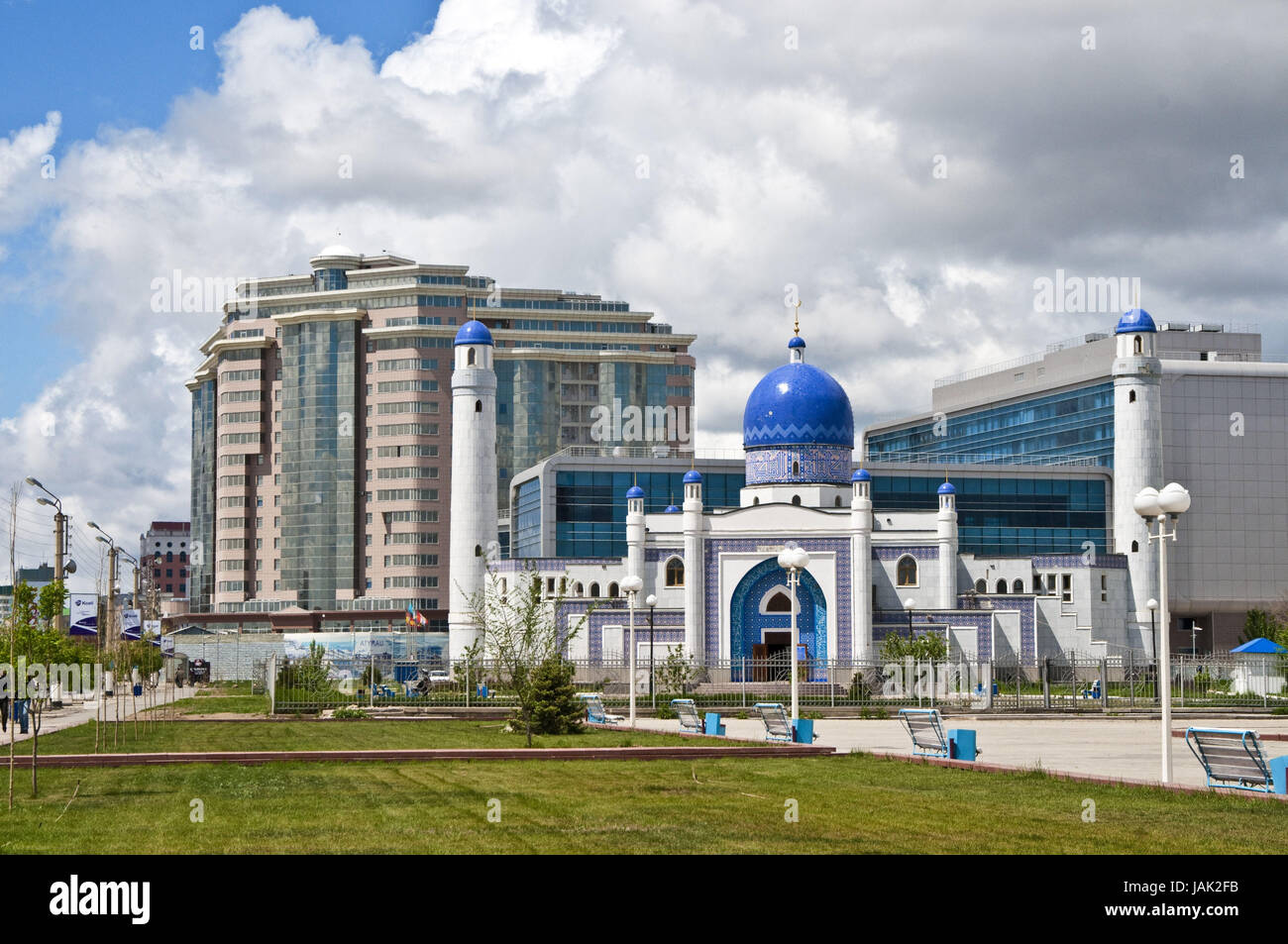 Kazakhstan,Manjali mosque in Atyrau Stock Photo - Alamy