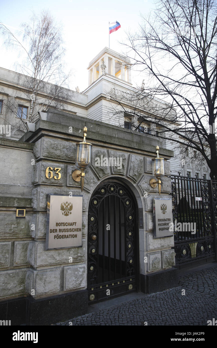 Russian Embassy Berlin High Resolution Stock Photography and Images - Alamy