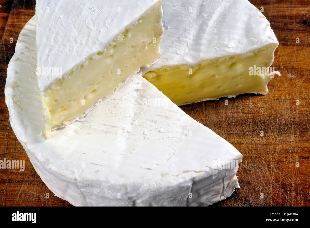 French Camembert cheese of Normandy Stock Photo - Alamy