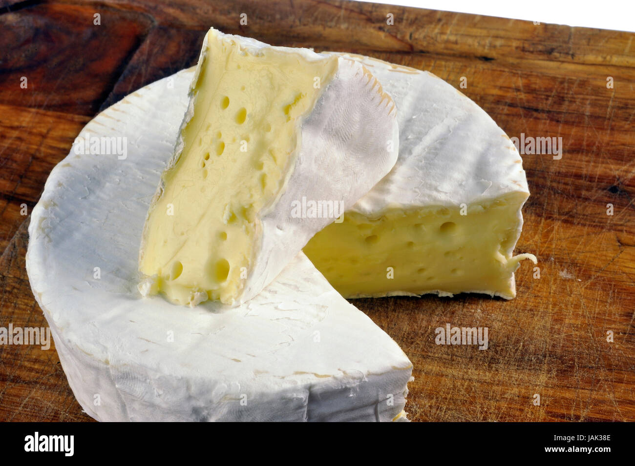 French Camembert cheese of Normandy Stock Photo - Alamy