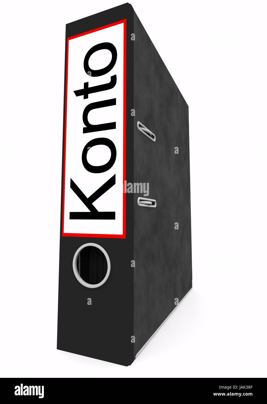 a file with german lettering bank account Stock Photo - Alamy