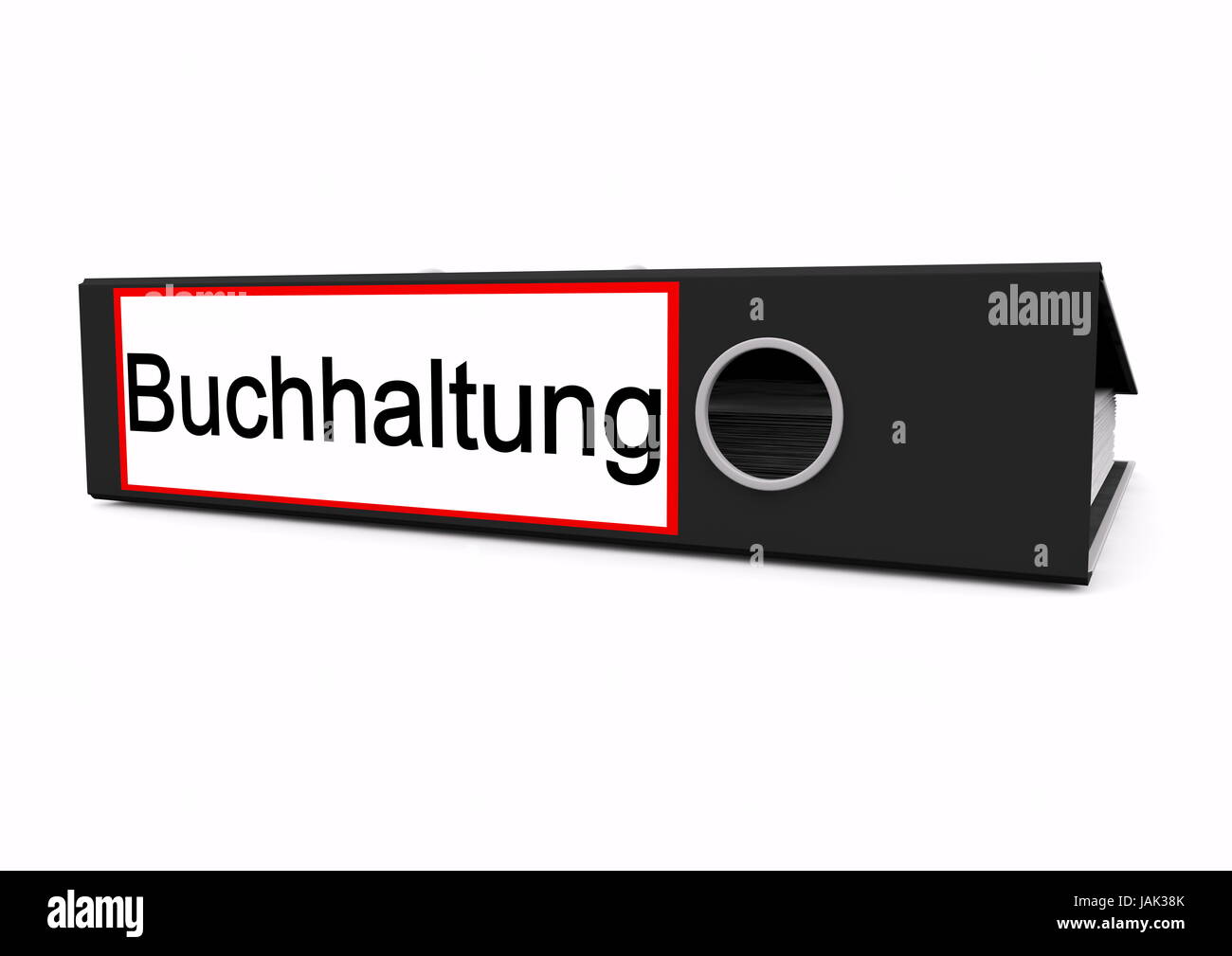 a file with german lettering accounting Stock Photo - Alamy
