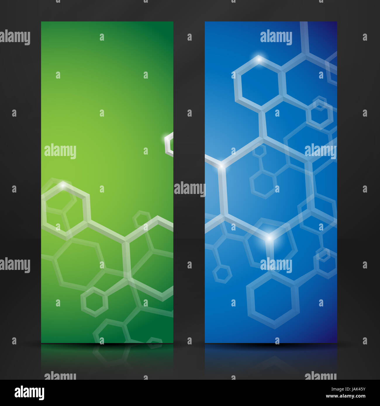 Molecule Abstract Banner. Vector Illustration. Eps 10 Stock Photo - Alamy