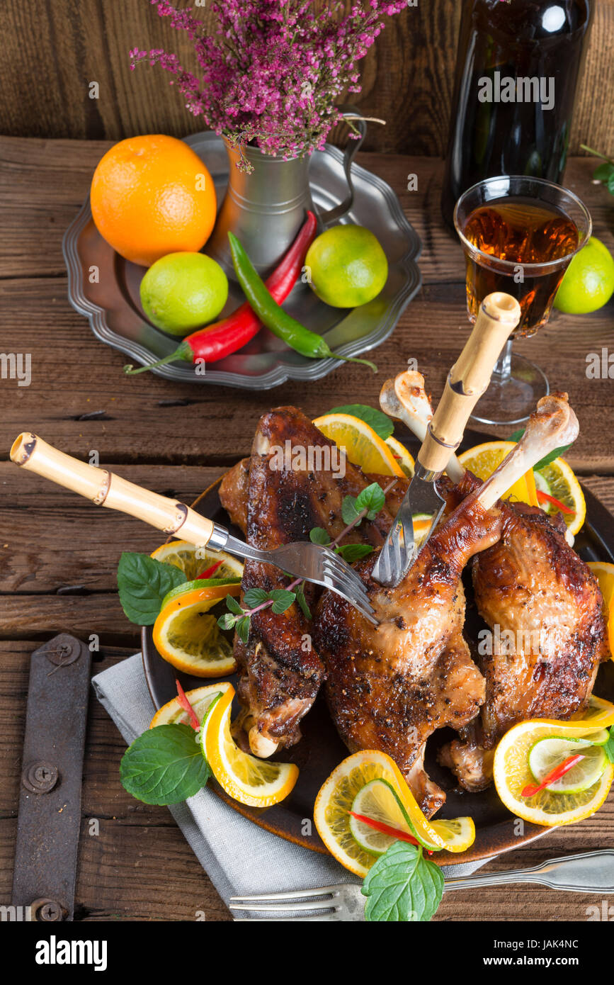 geese meat for St. Martin's Day Stock Photo - Alamy