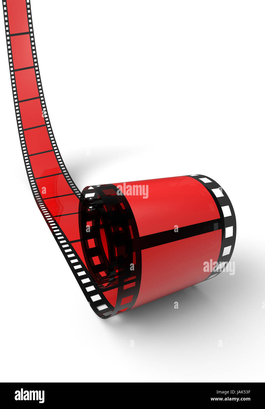 Blanko Filmrolle Rot Schwarz 04 Stock Photo - Alamy