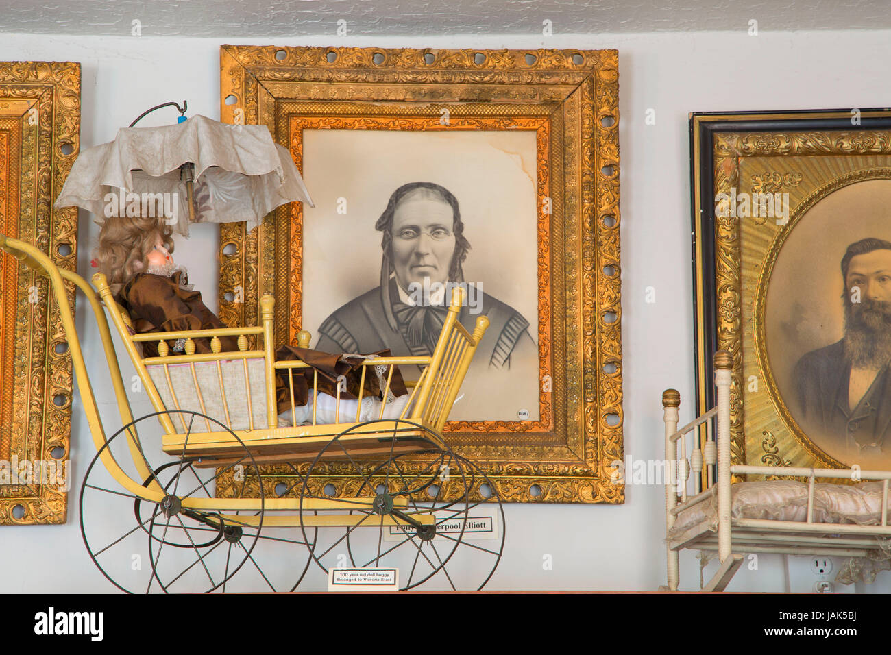 Carriage, Bowman Museum, Prineville, Oregon Stock Photo - Alamy