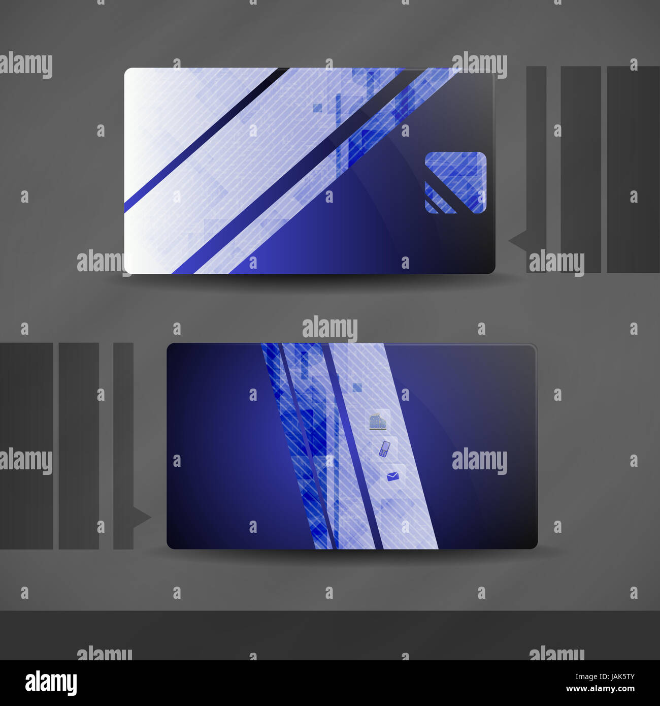 Business Card Design. Vector Illustration. Eps 10 Stock Photo - Alamy