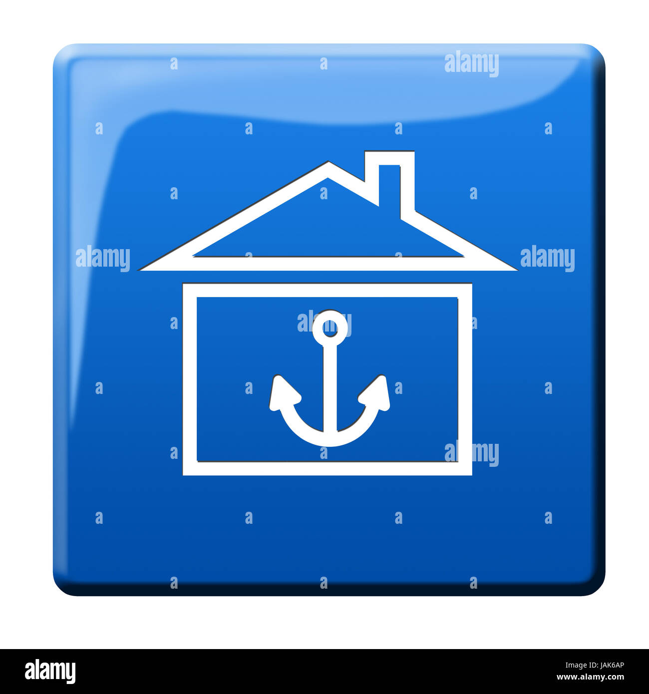 trade symbol house Stock Photo - Alamy