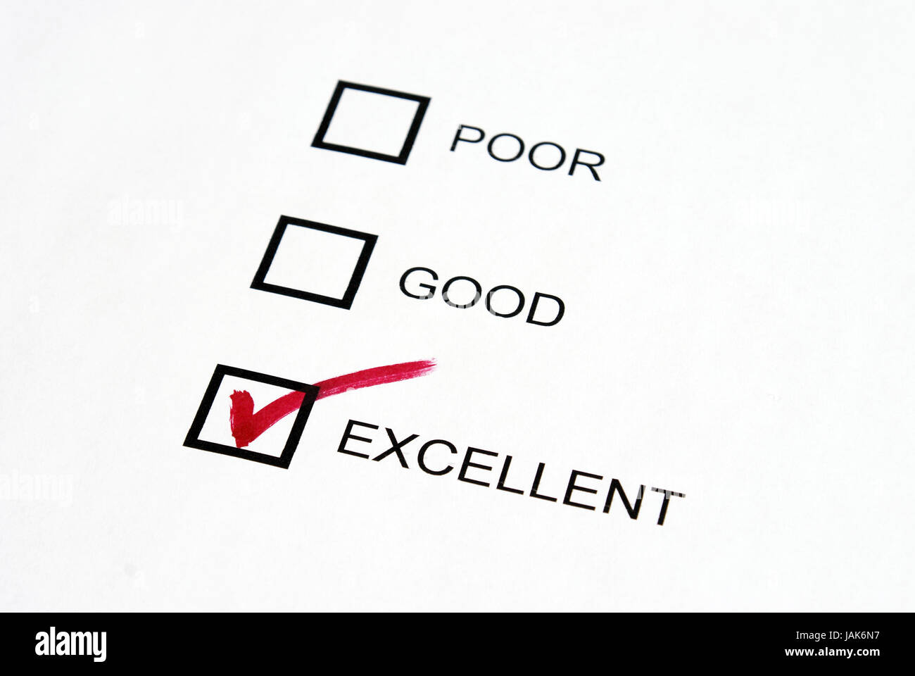 A choice of excellence is given to the three options available Stock ...