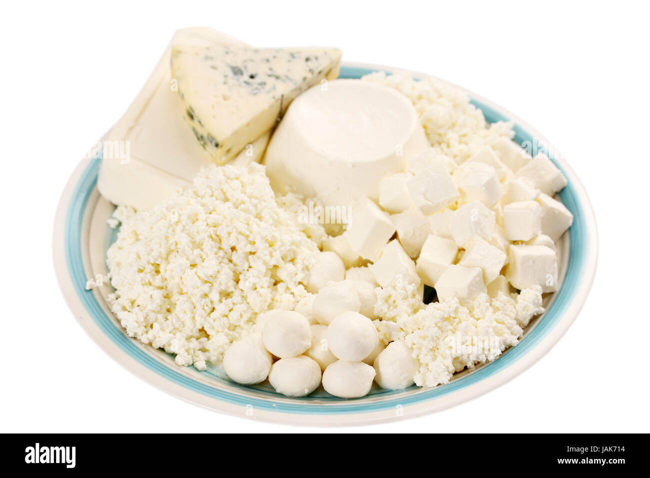 still life of dairy products and soft cheese varieties Stock Photo - Alamy