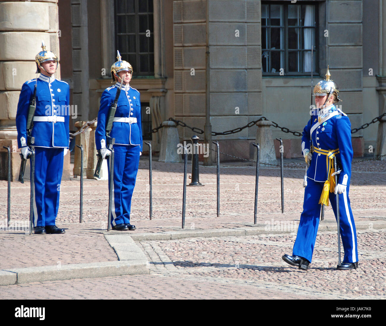 Stockholm sweden female guard hi-res stock photography and images - Alamy