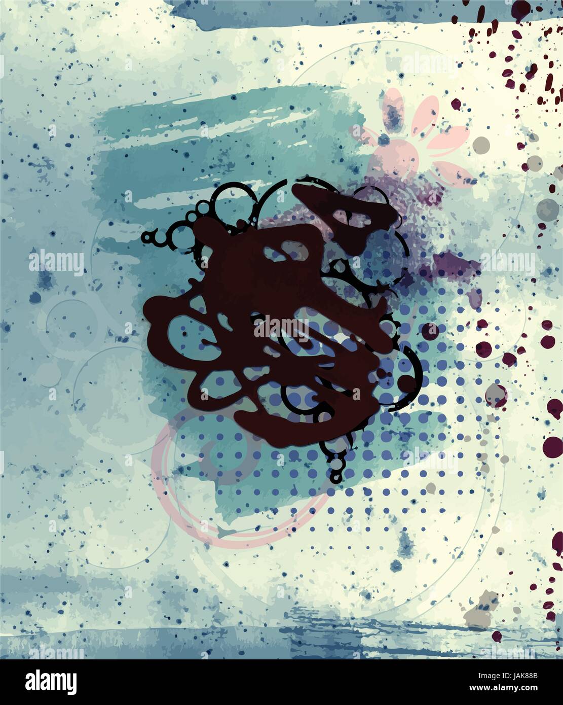 Blue textures art background Stock Vector Images - Alamy