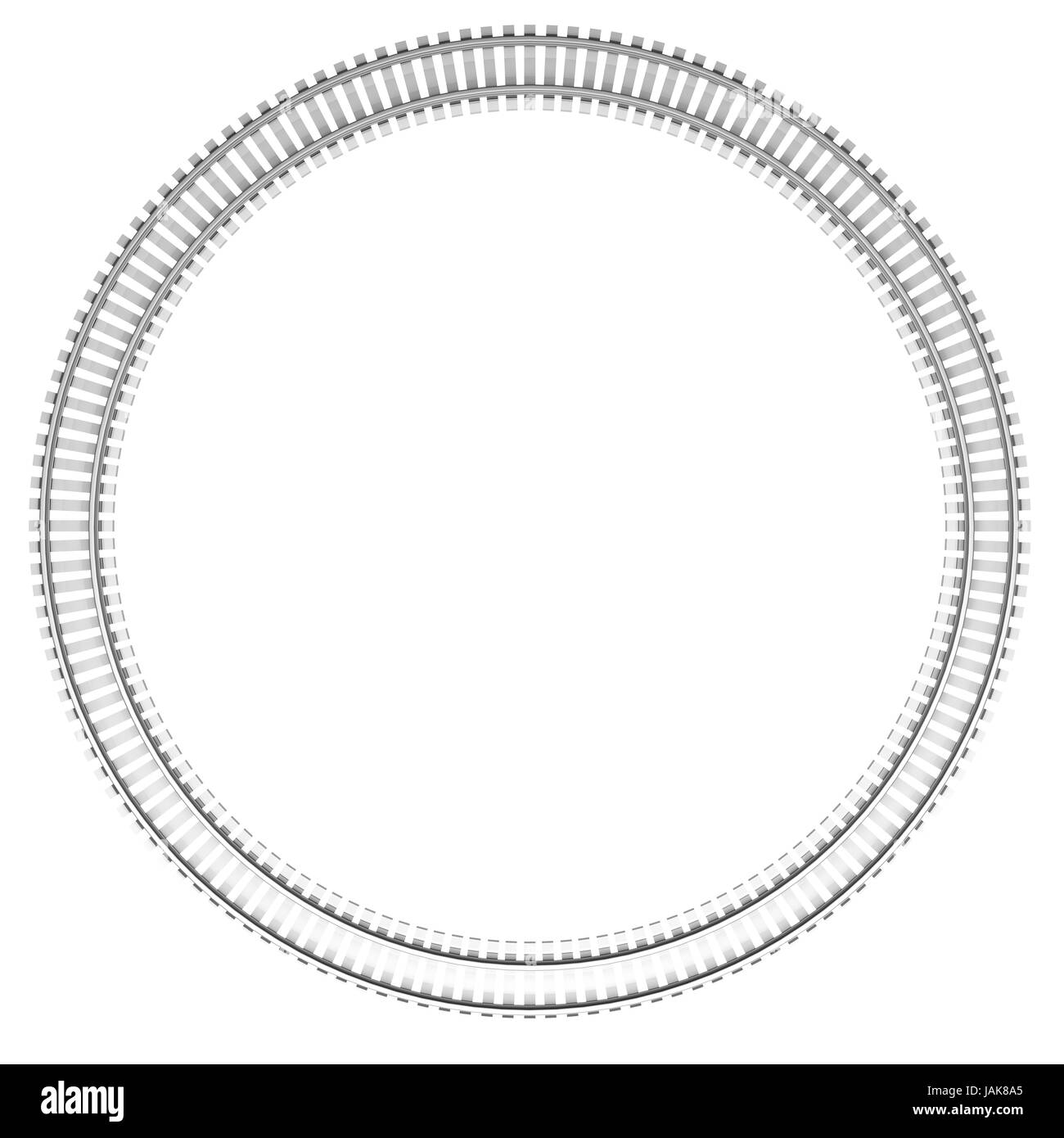Curved railroad track illustration hi-res stock photography and images ...