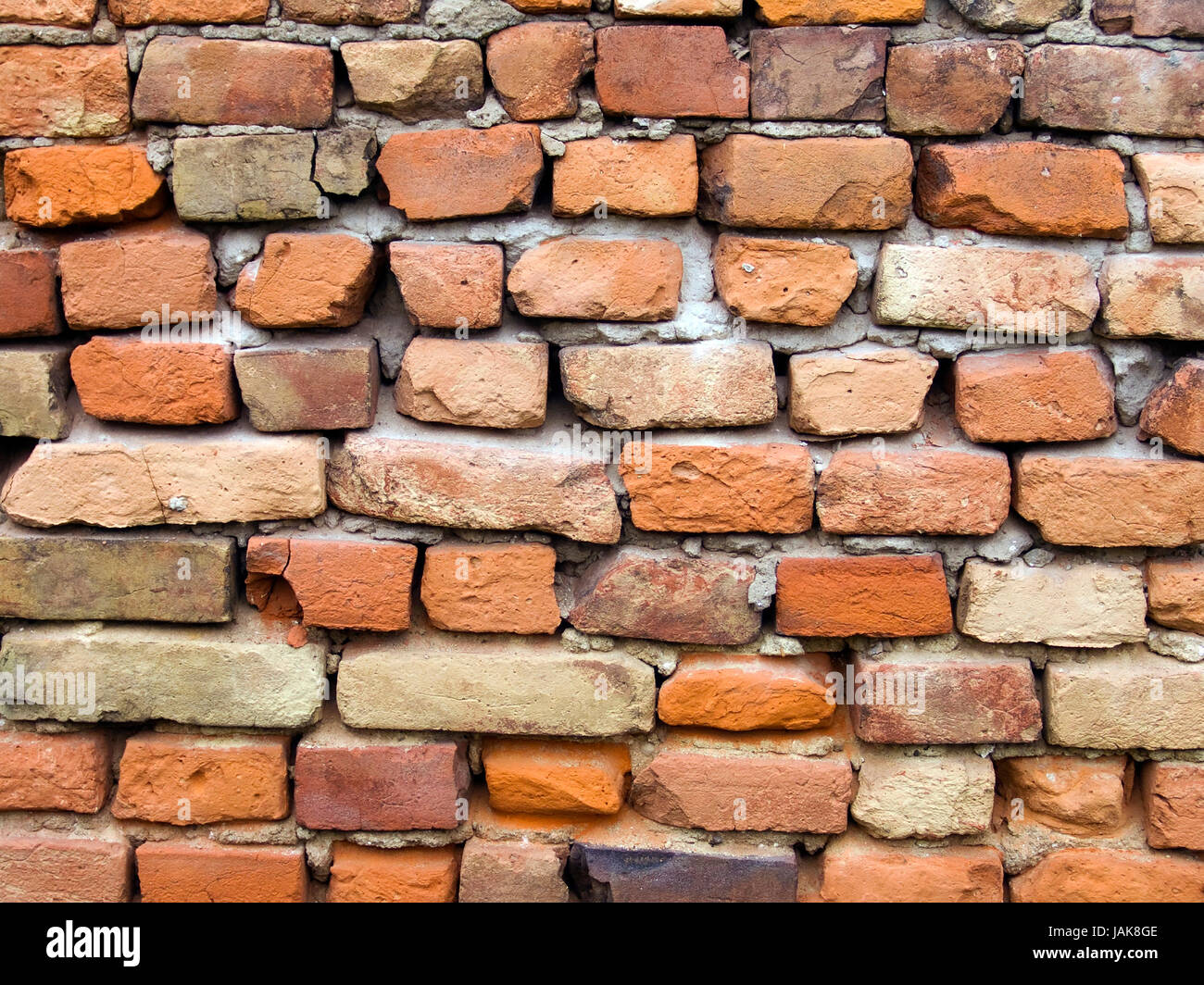 The old red brick wall background Stock Photo - Alamy