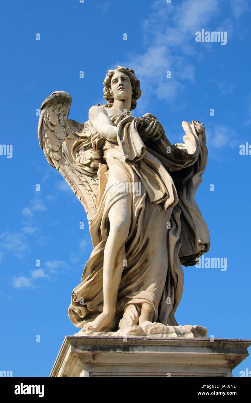 angels on the ponte sant'angelo Stock Photo - Alamy