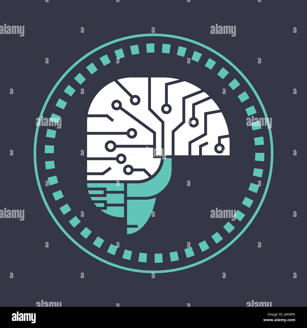 Abstract Brain Neurons Activity, Medicine Thinking Intelligence Concept ...
