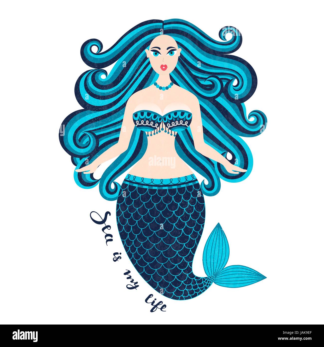 Female marine poster Stock Vector Images - Alamy