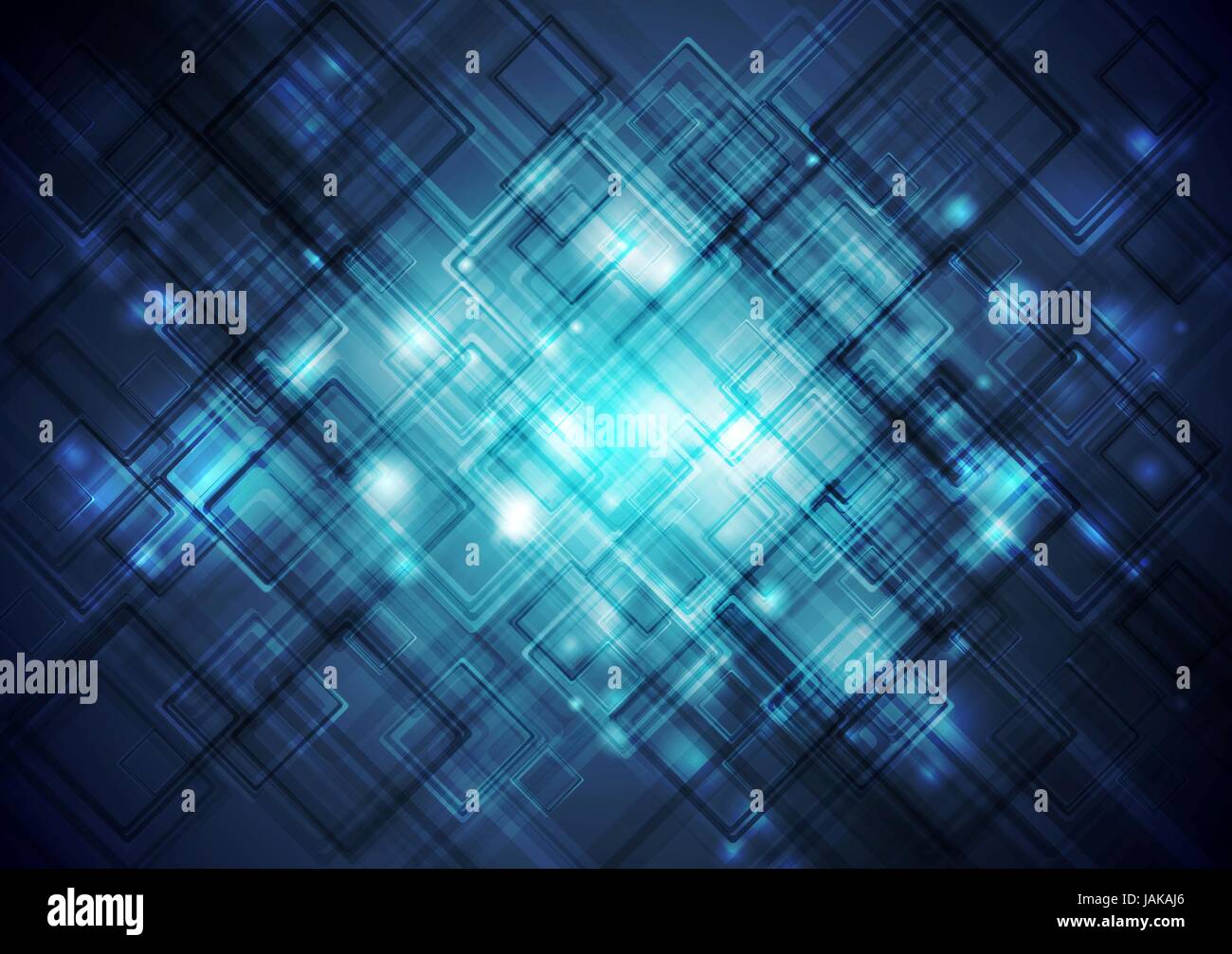 Dark blue hi-tech vector background Stock Photo - Alamy