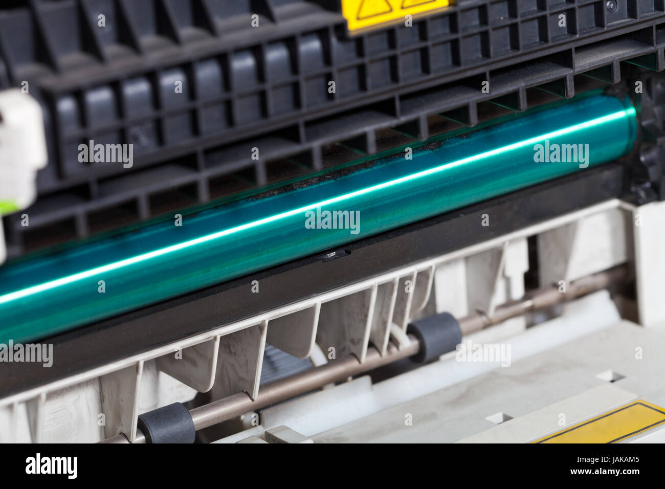 technical repairing of drum unit of multifunctional office copier Stock ...