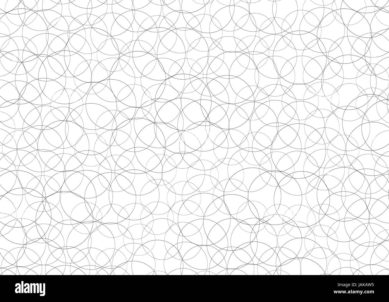 a chaos texture made of circulars in black with white background Stock ...