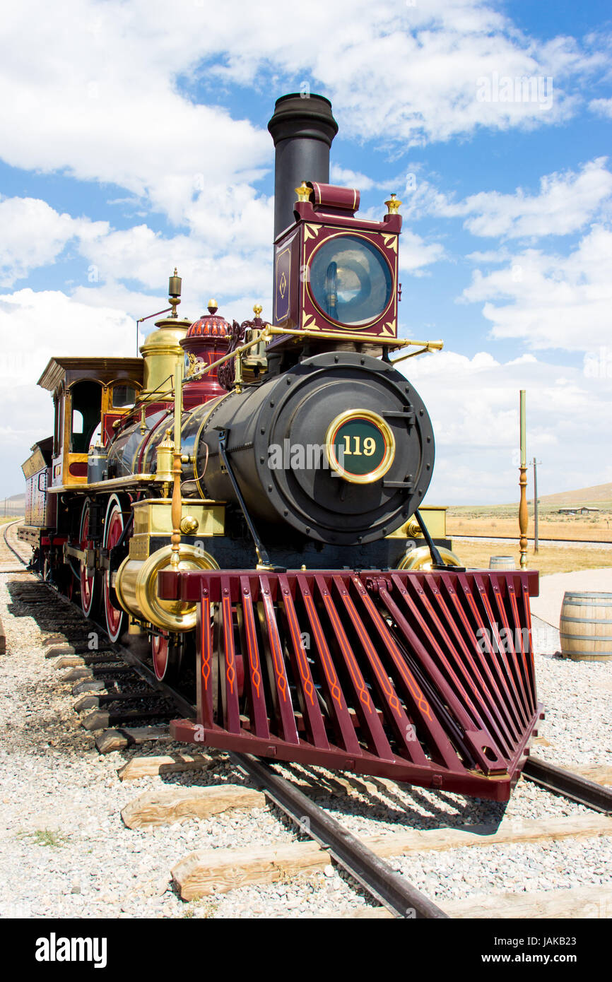 Central pacific steam locomotive jupiter hi-res stock photography and ...